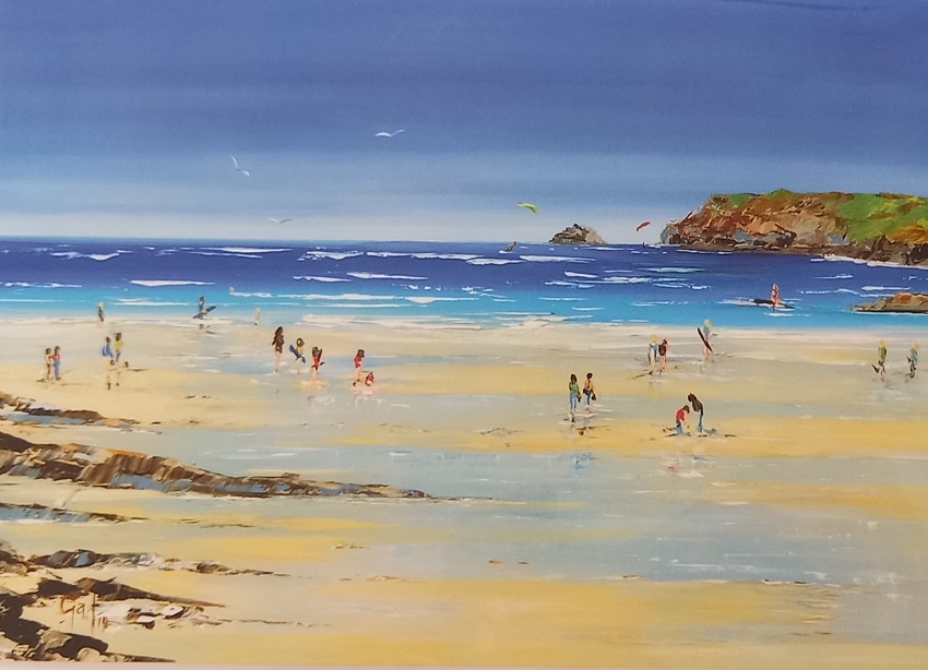 Choosing a surprise! Seascape paintings really are a firm favourite ...